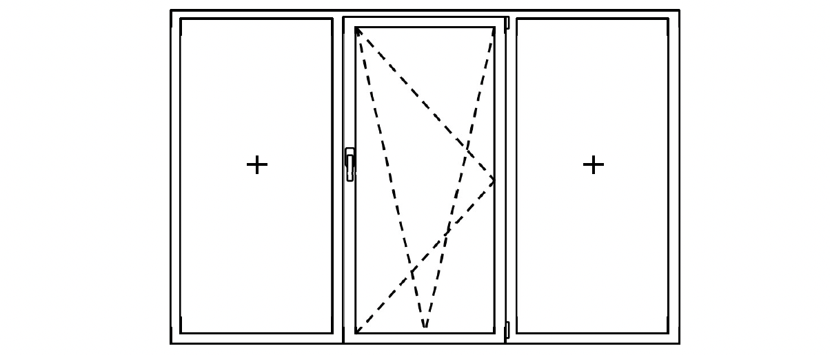7.11 Doors - IW Door, 2 x Sidelights - NK Windows – uPVC Windows & Doors